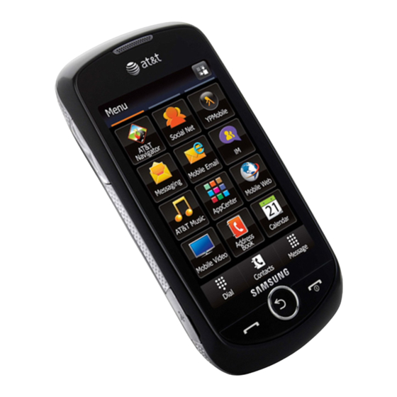 SAMSUNG SOLSTICE II SGH-A817 CELL PHONE USER MANUAL | ManualsLib