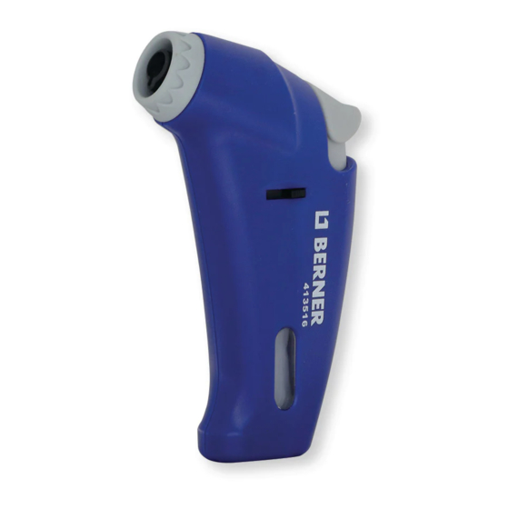 BERNER BLUE FIRE III INSTRUCTION MANUAL Pdf Download | ManualsLib