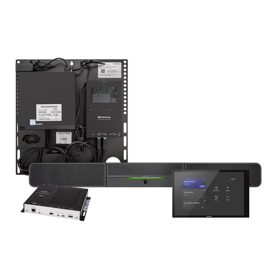 CRESTRON UC-BX30-T QUICK START MANUAL Pdf Download | ManualsLib