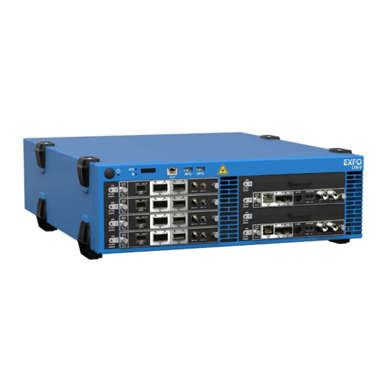 EXFO LTB-8 QUICK REFERENCE MANUAL Pdf Download | ManualsLib