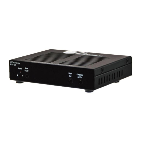 Z3 TECHNOLOGY Z3-MVP-02 USER INSTRUCTIONS Pdf Download | ManualsLib