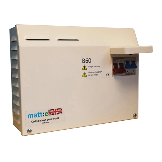 MATT:E B60 INSTALLATION MANUAL Pdf Download | ManualsLib