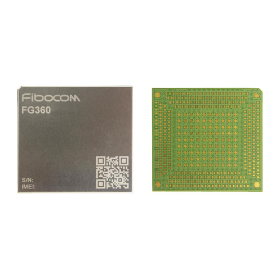 FIBOCOM FG360-NA HARDWARE MANUAL Pdf Download | ManualsLib
