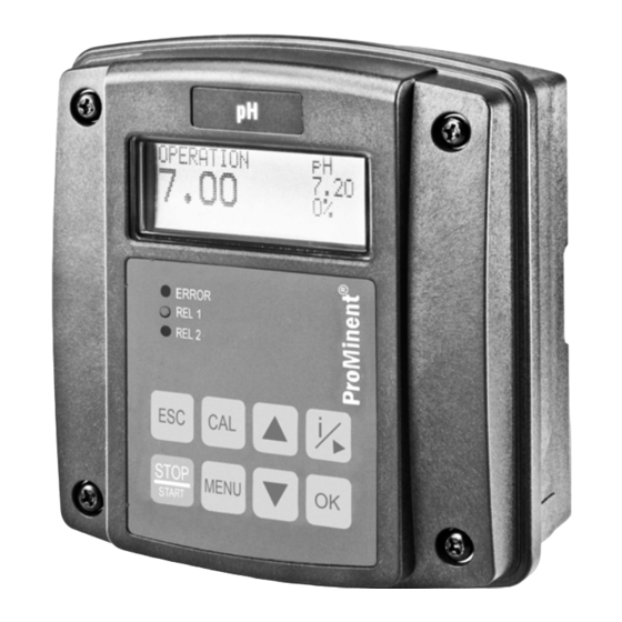 PROMINENT DULCOMETER ASSEMBLY AND OPERATING INSTRUCTIONS MANUAL Pdf ...