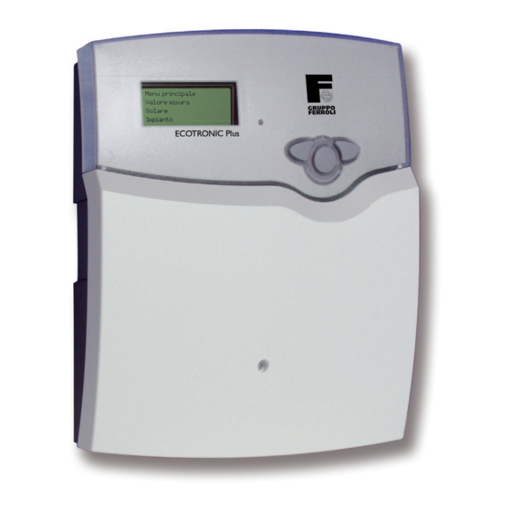 FERROLI ECOTRONIC PLUS MANUAL Pdf Download | ManualsLib