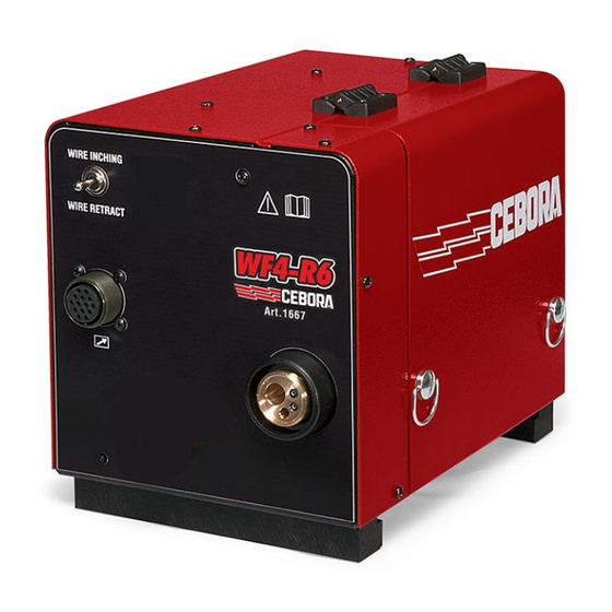 CEBORA WF4-R6 INSTRUCTION MANUAL Pdf Download | ManualsLib