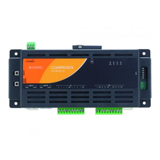 CONTEC CONPROSYS CPS-MC341-A1-111 REFERENCE MANUAL Pdf Download | ManualsLib