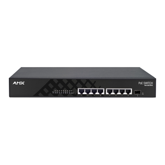 AMX NXA-ENET8POE INSTALLATION MANUAL Pdf Download | ManualsLib