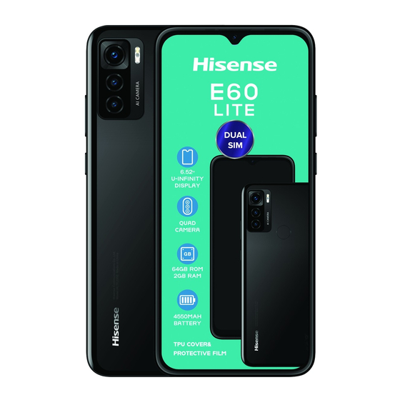 HISENSE E60 LITE USER MANUAL Pdf Download | ManualsLib