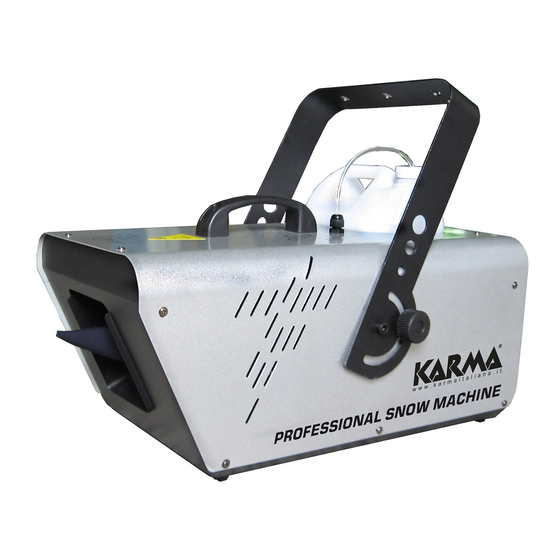 KARMA SNOW 1201 INSTRUCTION MANUAL Pdf Download | ManualsLib