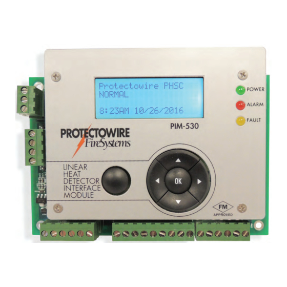 PROTECTOWIRE PIM-530 SERIES INSTALLATION AND OPERATION MANUAL Pdf Download | ManualsLib