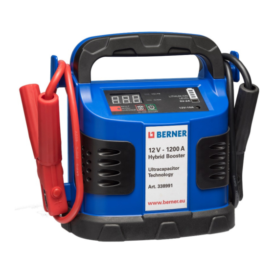 BERNER 338991 OWNER'S MANUAL Pdf Download | ManualsLib