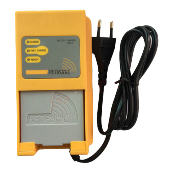 HETRONIC UCH-2 3.6V TECHNICAL INFORMATION Pdf Download | ManualsLib