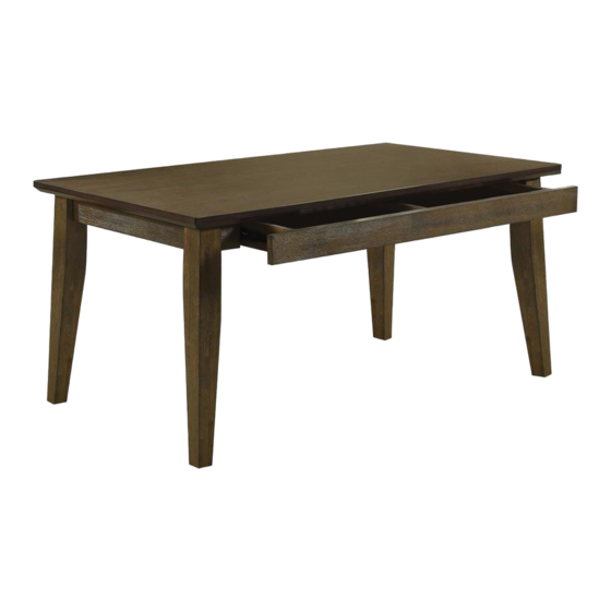 COASTER 110731 ASSEMBLY INSTRUCTIONS Pdf Download | ManualsLib