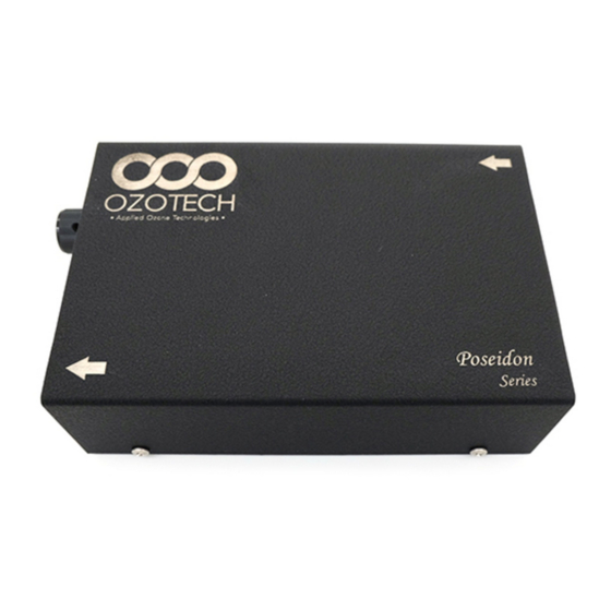 OZOTECH POSEIDON SERIES OWNER'S MANUAL Pdf Download | ManualsLib