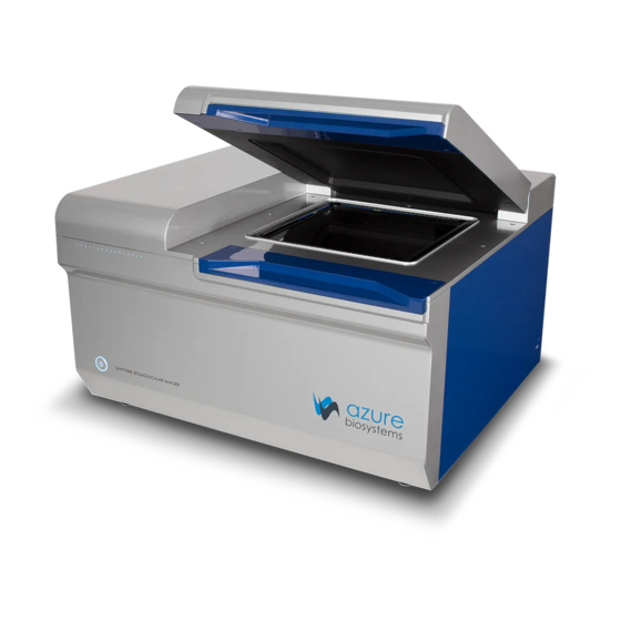 AZURE BIOSYSTEMS SAPPHIRE USER MANUAL Pdf Download | ManualsLib