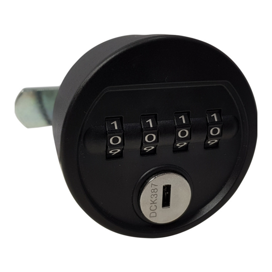 LEHMANN DIAL LOCK 61 QUICK START MANUAL Pdf Download | ManualsLib