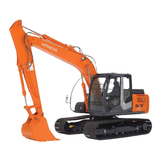 HITACHI ZAXIS 110 ZAXIS 125US WORKSHOP MANUAL Pdf Download | ManualsLib