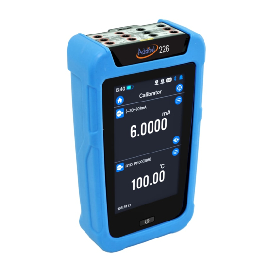 ADDITEL 226 USER MANUAL Pdf Download | ManualsLib