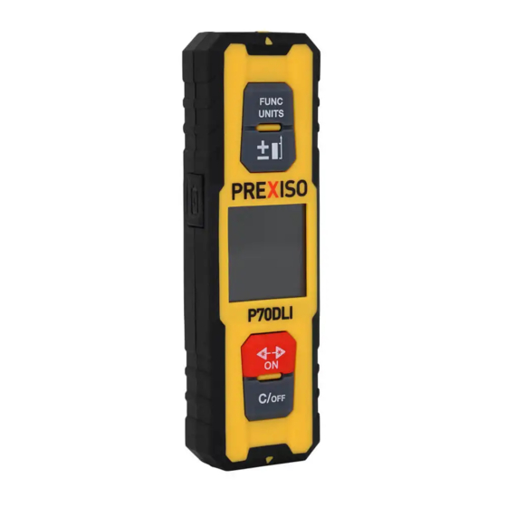 PREXISO P70DLI MANUAL Pdf Download | ManualsLib