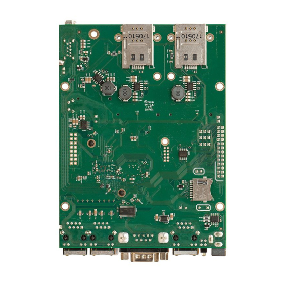 MIKROTIK RBM33G FIRST USE Pdf Download | ManualsLib