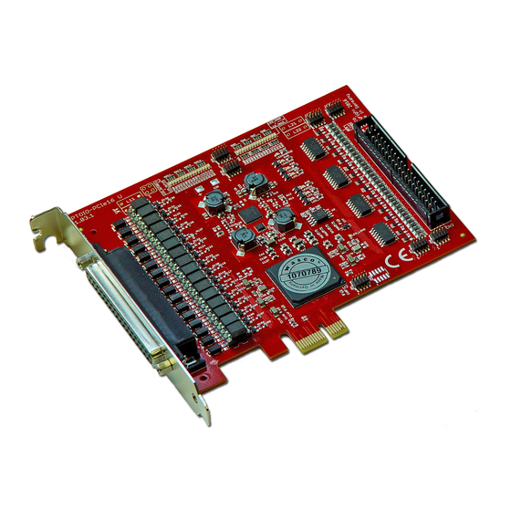 WASCO OPTOIO-PCIE16 STANDARD USER MANUAL Pdf Download | ManualsLib