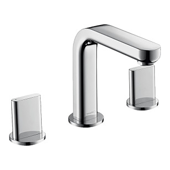 HANS GROHE METROPOL S 14063000 INSTRUCTIONS FOR USE/ASSEMBLY ...