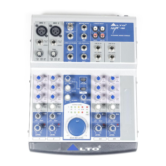 ALTO AMX-100 MKII SERVICE MANUAL Pdf Download | ManualsLib