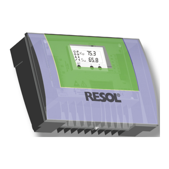 RESOL DELTASOL KS MANUAL Pdf Download | ManualsLib