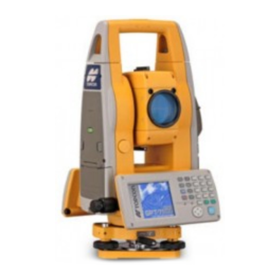TOPCON GTS-750 SERIES INSTRUCTION MANUAL Pdf Download | ManualsLib