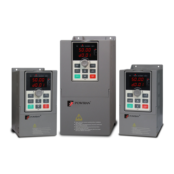 POWTRAN PI500A SERIES USER MANUAL Pdf Download | ManualsLib