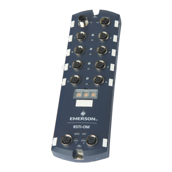EMERSON RSTI-OM USER MANUAL Pdf Download | ManualsLib