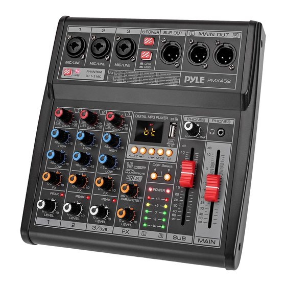 PYLE PMX462 USER MANUAL Pdf Download | ManualsLib