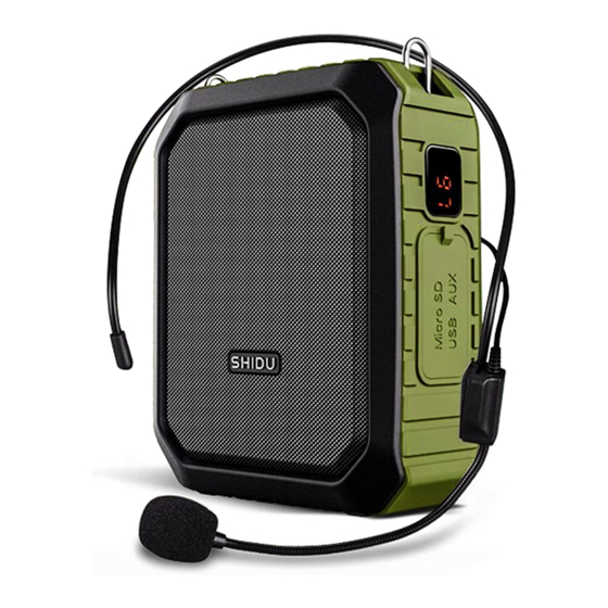 SHIDU SD-M800 USER MANUAL Pdf Download | ManualsLib