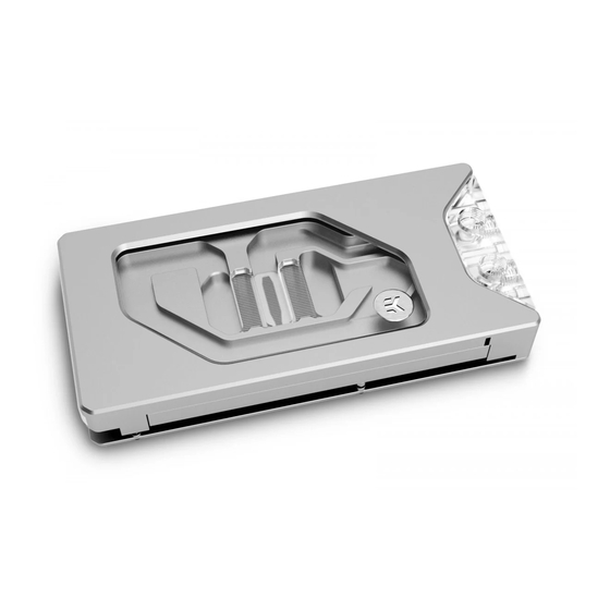 EK-QUANTUM VECTOR FE RTX 3070 TI D-RGB + BACKPLATE USER MANUAL Pdf ...