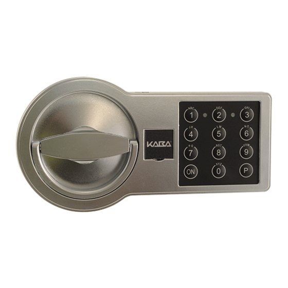 KABA MAUER 82021 OPERATING INSTRUCTIONS Pdf Download | ManualsLib