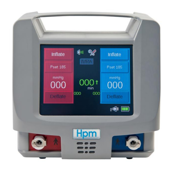 HPM TOURNIQUET 800-20 MANUAL Pdf Download | ManualsLib