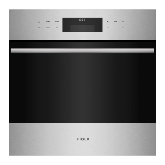 WOLF SO24 E SERIES SERVICE MANUAL Pdf Download | ManualsLib