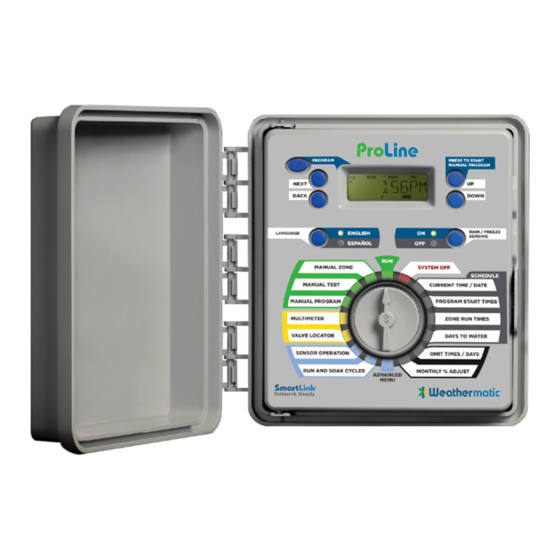 WEATHERMATIC PROLINE PL800 QUICK START MANUAL Pdf Download | ManualsLib
