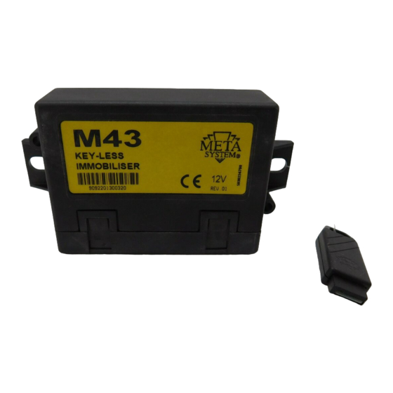 METASYSTEM M43 QUICK START MANUAL Pdf Download | ManualsLib