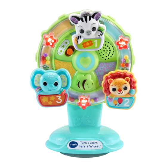 VTECH BABY TURN & LEARN FERRIS WHEEL INSTRUCTION MANUAL Pdf Download ...