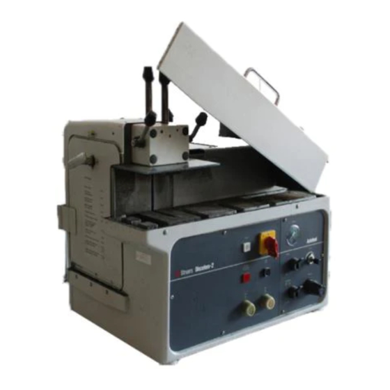 STRUERS DISCOTOM-2 INSTRUCTION MANUAL Pdf Download | ManualsLib