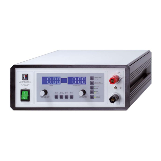 ELEKTRO-AUTOMATIK PS 8000 DT SERIES MANUAL Pdf Download | ManualsLib