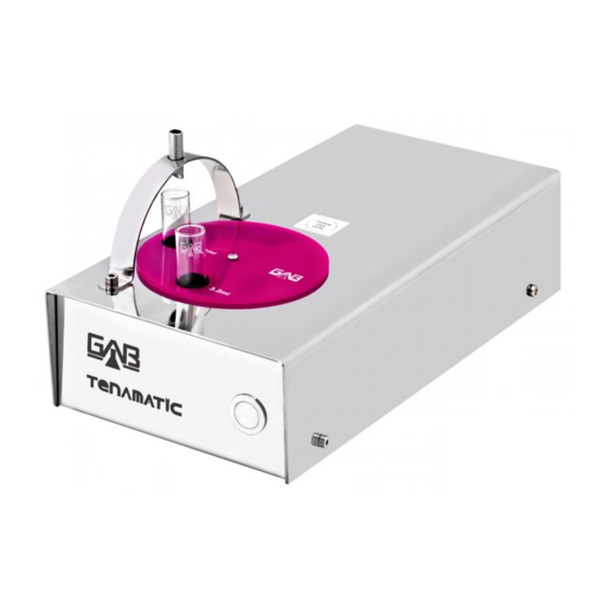 GAB TENAMATIC QUICK START MANUAL Pdf Download | ManualsLib