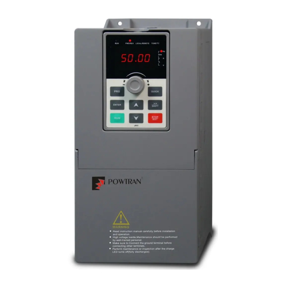 POWTRAN PI500A-S SERIES MANUAL Pdf Download | ManualsLib
