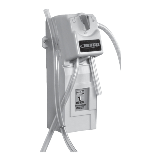 BETCO FASTDRAW TECHNICAL MANUAL Pdf Download | ManualsLib