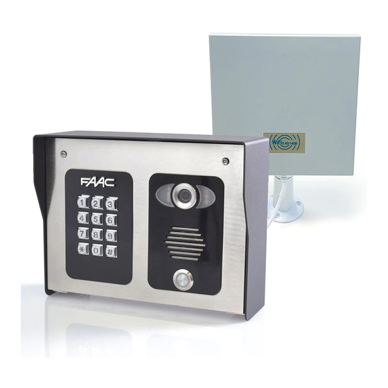 FAAC WIFI-PRO2 INSTALLATION INSTRUCTIONS MANUAL Pdf Download | ManualsLib