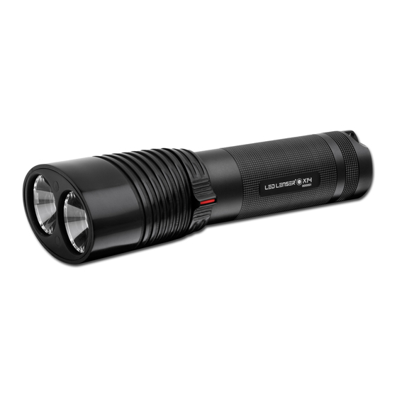 LED LENSER X14 QUICK MANUAL Pdf Download | ManualsLib