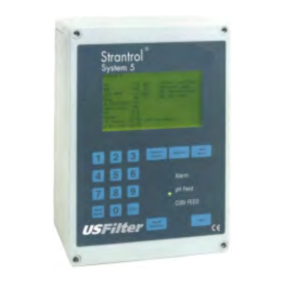 USFILTER STRANTROL SYSTEM 5 INSTALLATION & PROGRAMMING MANUAL Pdf ...
