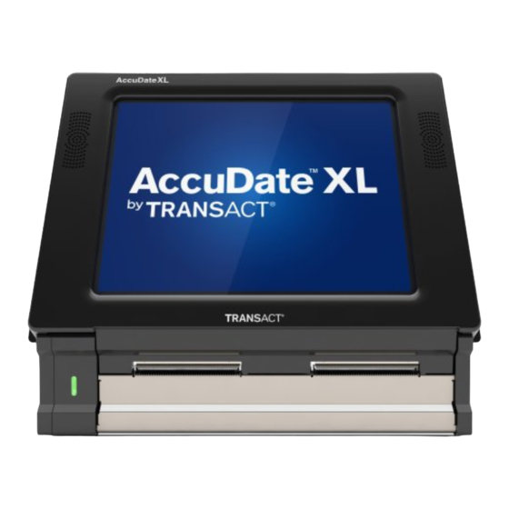 TRANSACT ACCUDATE XL QUICK START MANUAL Pdf Download | ManualsLib